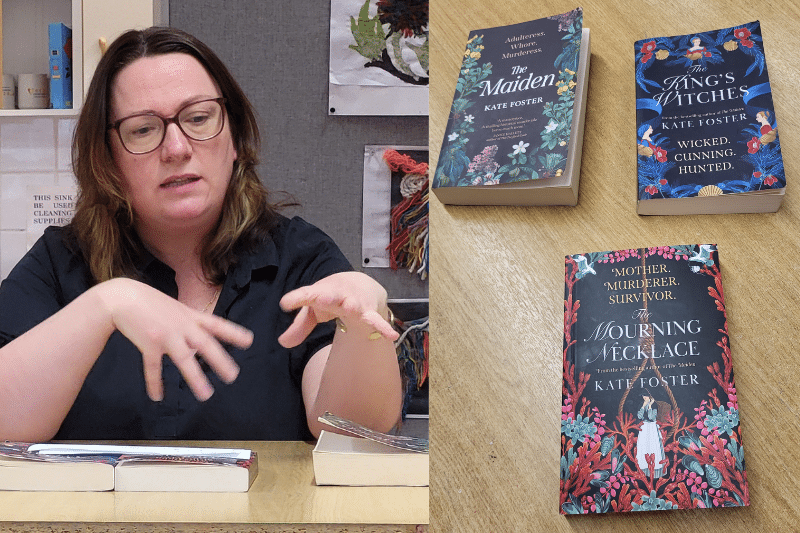 Edinburgh writer Kate Foster visits Ecas - Ecas